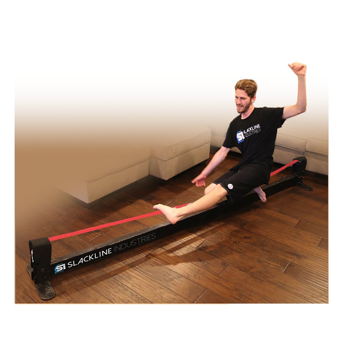 « SlackStand » Freestanding Portable SLACKLINE, 10'